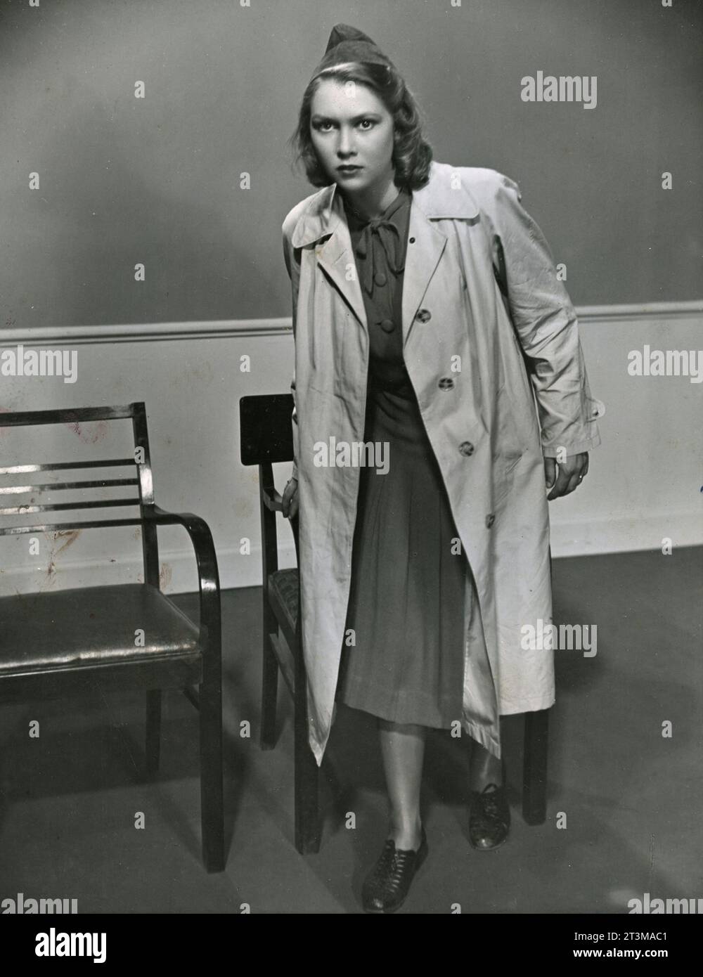 Danish actress Grethe Holmer in the movie Gaa Med Mig Hjem, Denmark ...