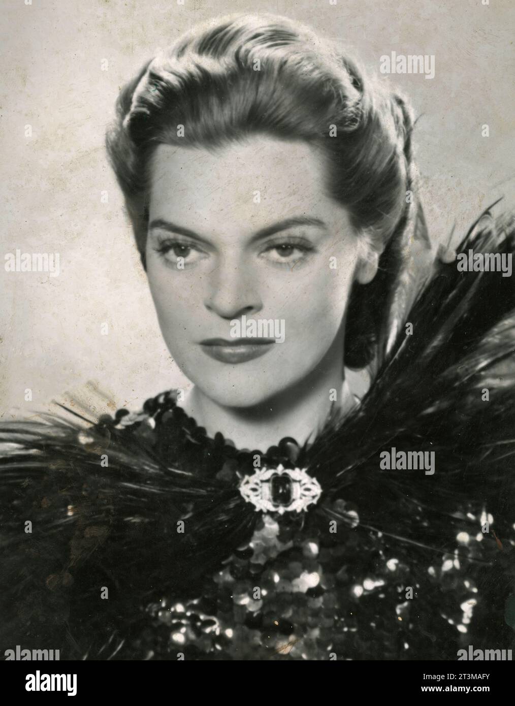 Danish actress Gull-Maj Norin in the movie Mordets Melodi, Denmark 1944 ...
