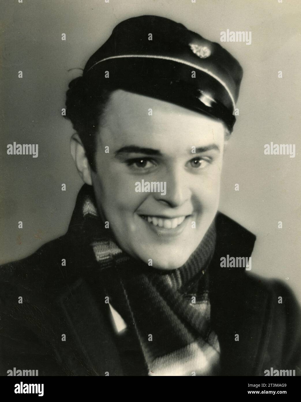 Danish actor Hans Kurt in the movie Nøddebo Praestegaard, Denmark 1934 ...