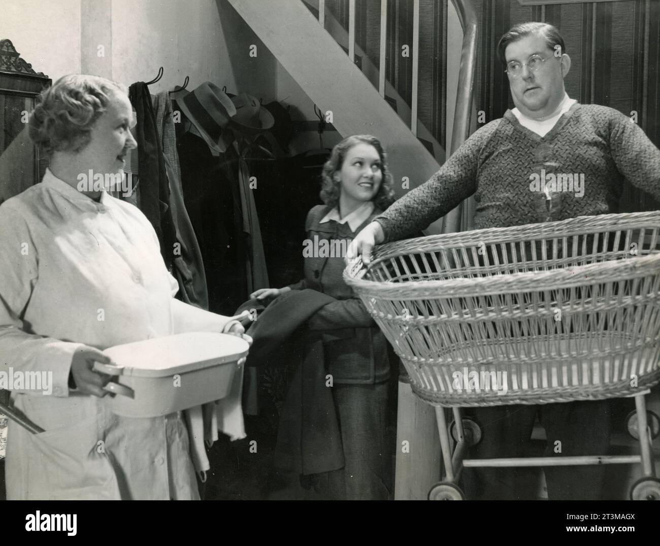 Danish actors Grethe Holmer, Betty Helsengreen, and Ib Schønberg in the ...