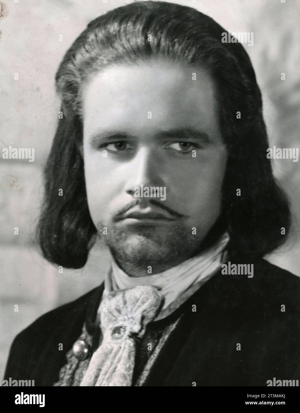 Danish actor Mogens Wieth in the movie Drama Paa Slottet, Denmark 1943 ...