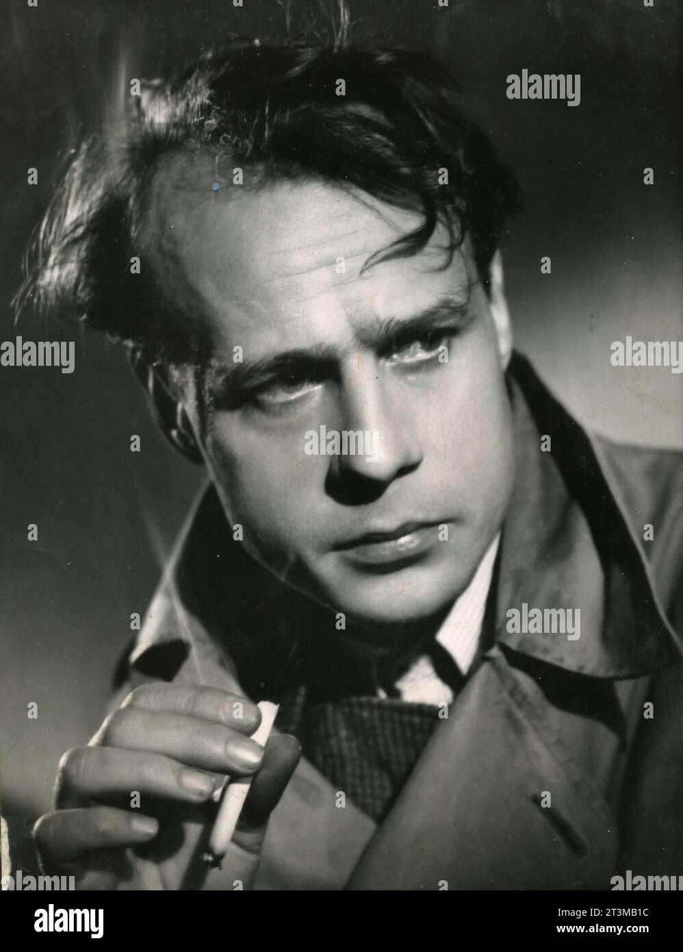 Danish actor Hans-Henrik Krause in the movie 3 Aar Efter, Denmark 1948 ...