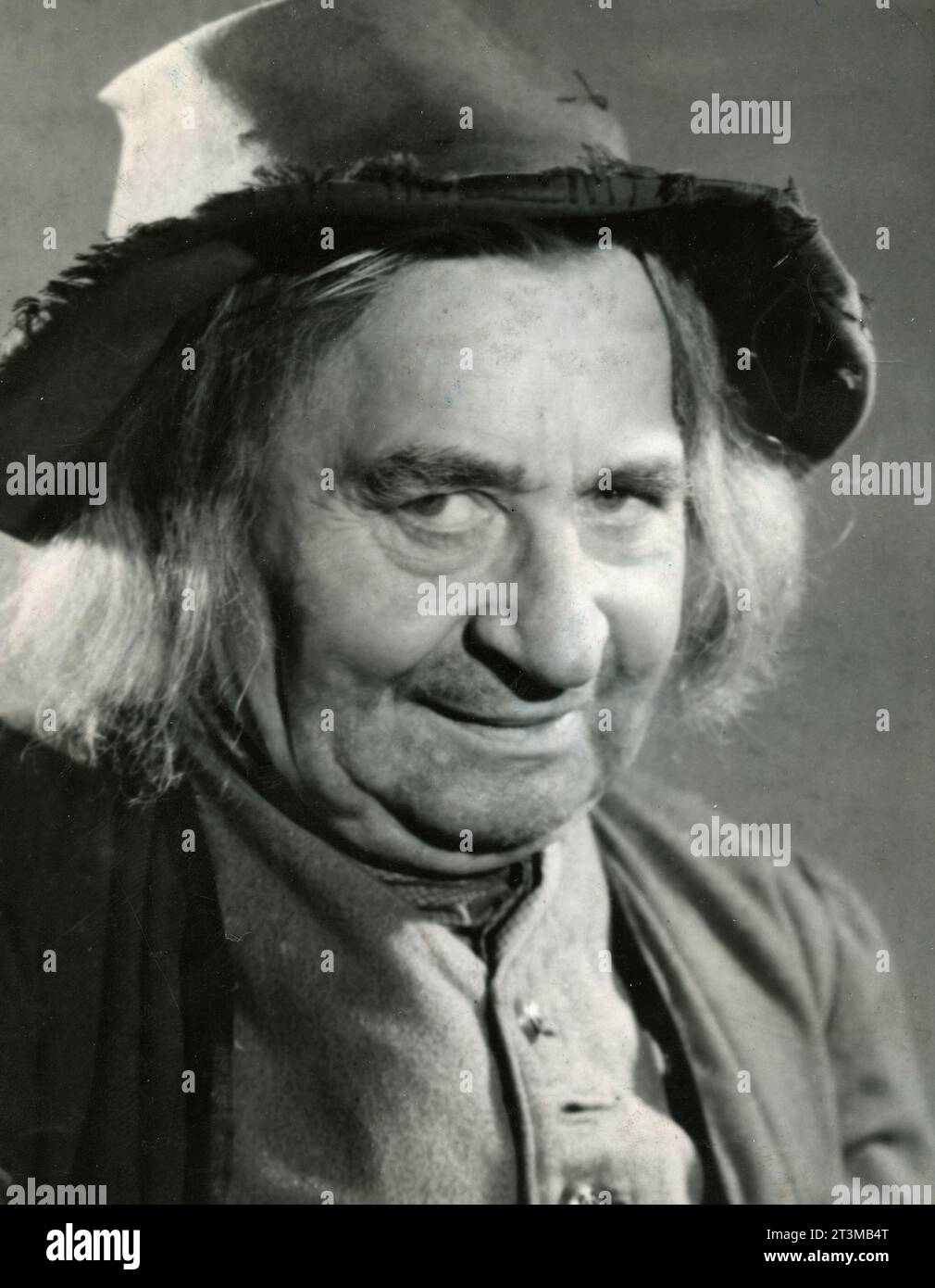 Danish actor Axel Frische in the movie Røverne Fra Rold, Denmark 1947 ...