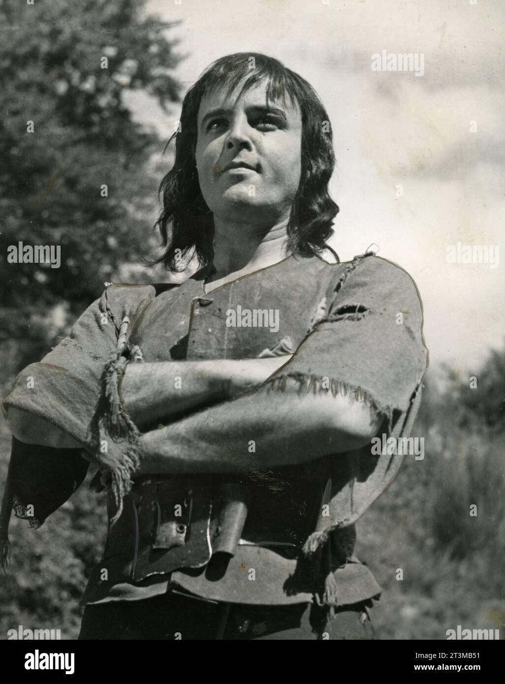 Danish actor Hans Kurt in the movie Røverne Fra Rold, Denmark 1947 ...