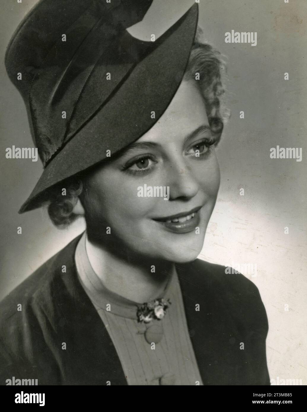 Danish actress Lis Smed in the movie The Child (Barnet), Denmark 1940 ...