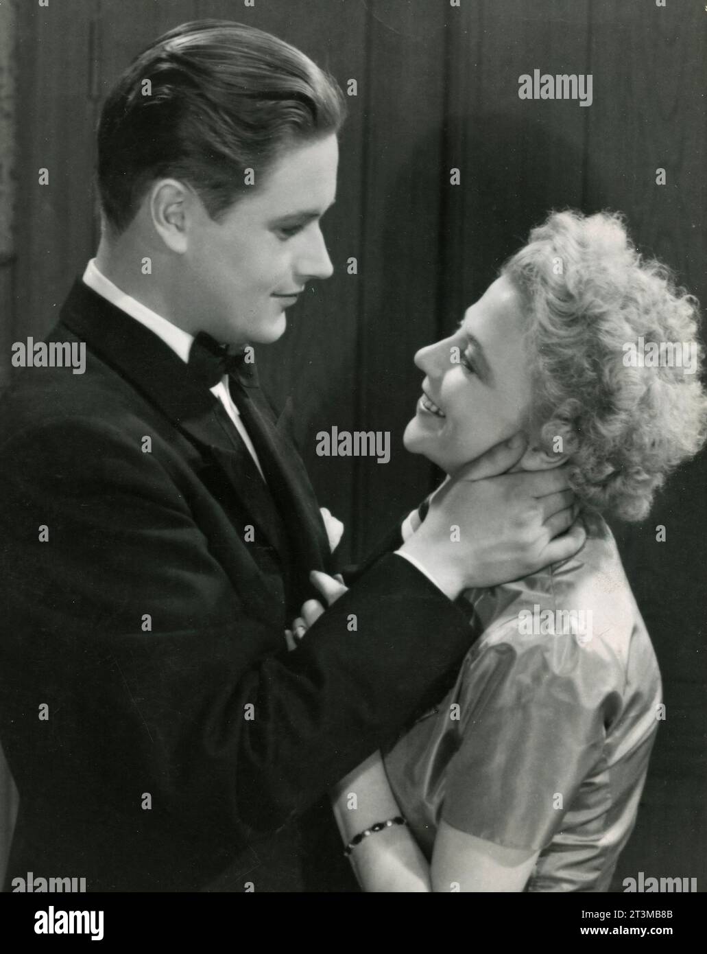 Danish actor Mogens Wieth and actress Lis Smed in the movie The Child ...