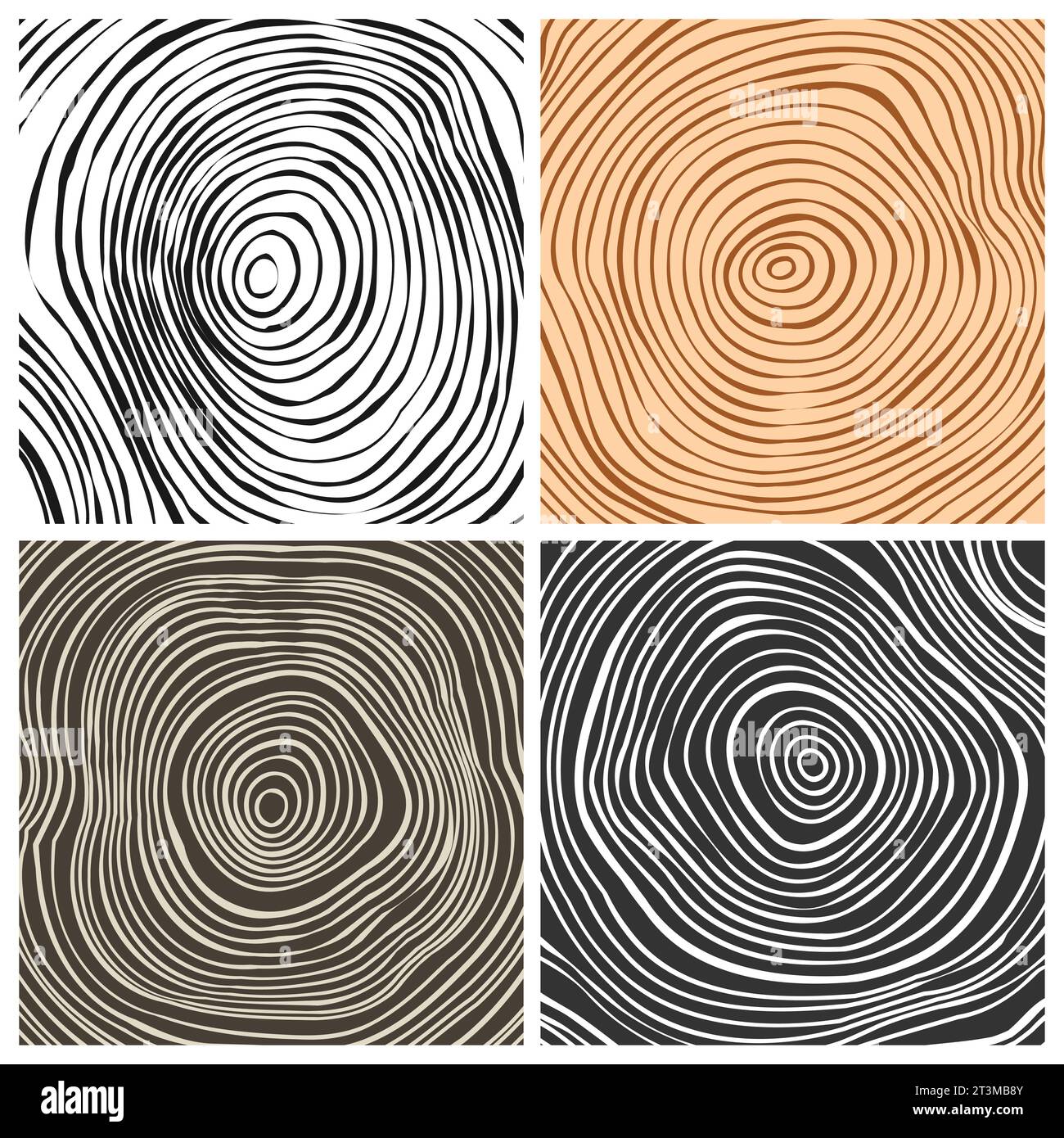 Tree trunk cut textures, pine or oak slice. Sawn timber, wood. Brown ...