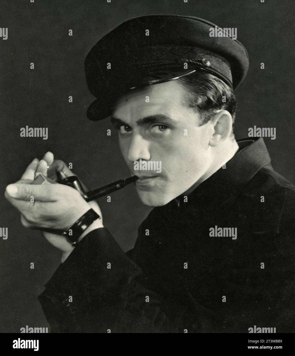 Danish actor Lau Lauritzen in the movie Barken Margrethe of Denmark ...
