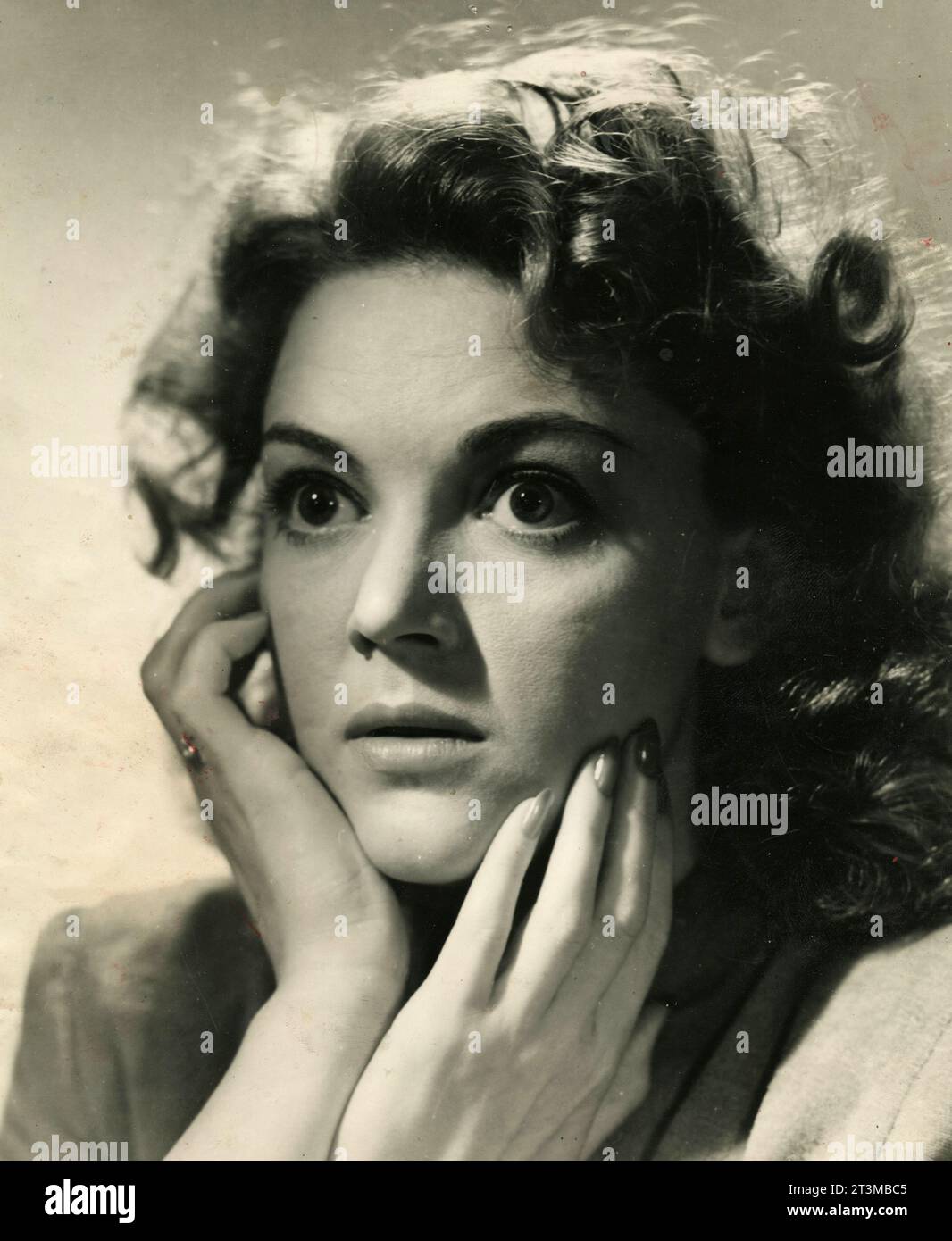 Danish actress Bodil Kjer in the movie The Invisible Army (Den Usynlige ...