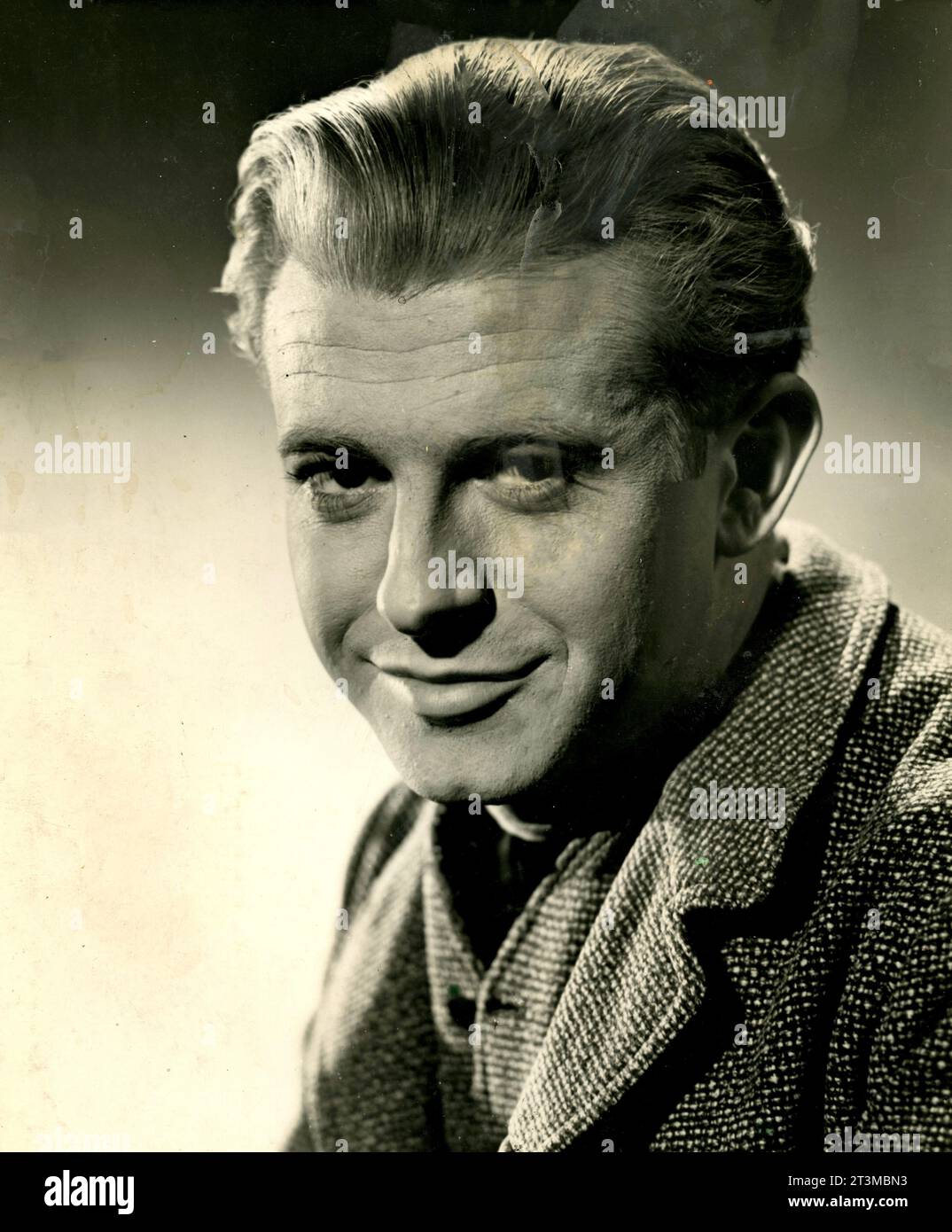 Danish actor Sigurd Langberg in the movie Naar Bønder Elsker, Denmark ...