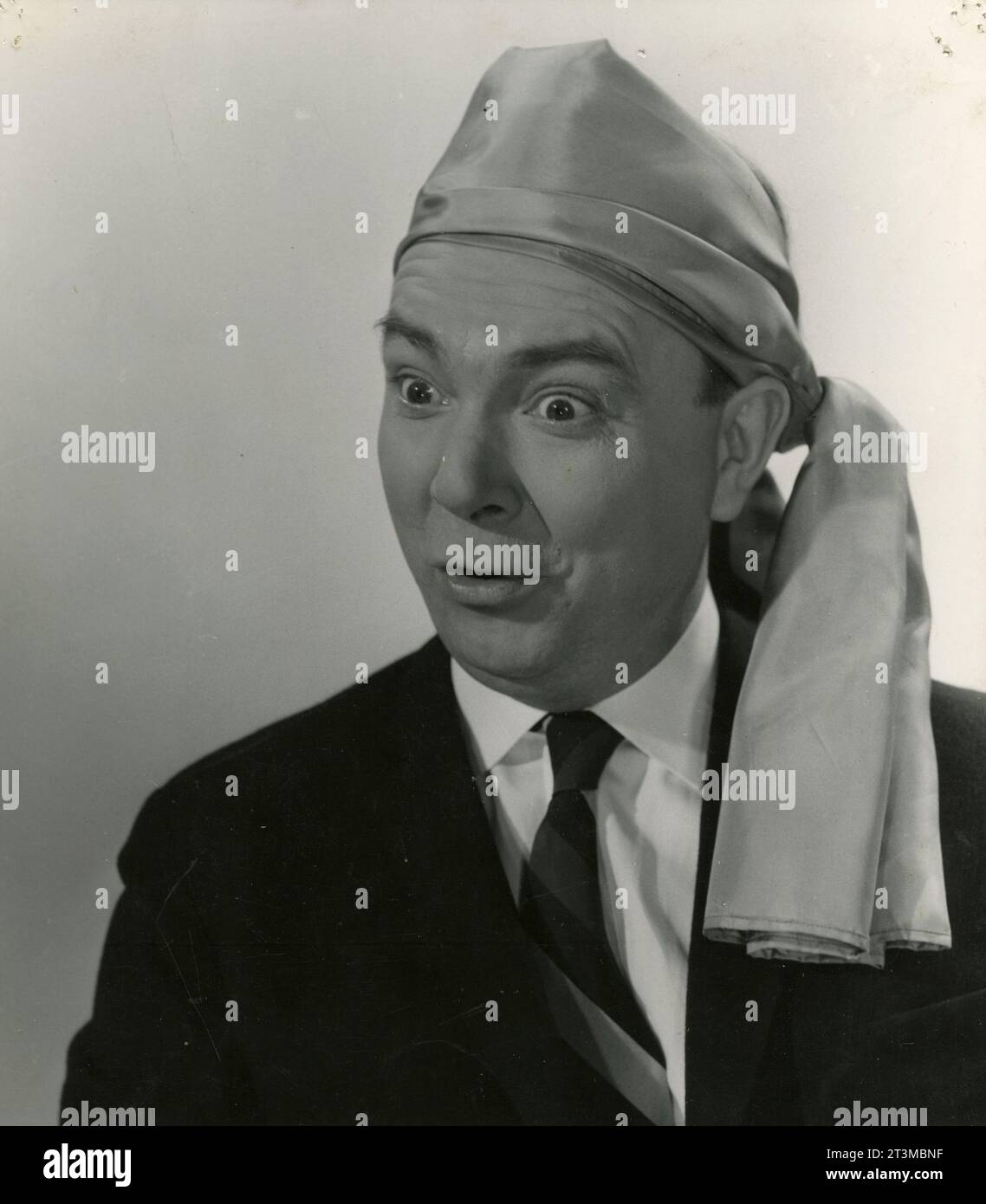 Danish actor Kjeld Petersen in the movie Den Grønne Elevator, Denmark ...