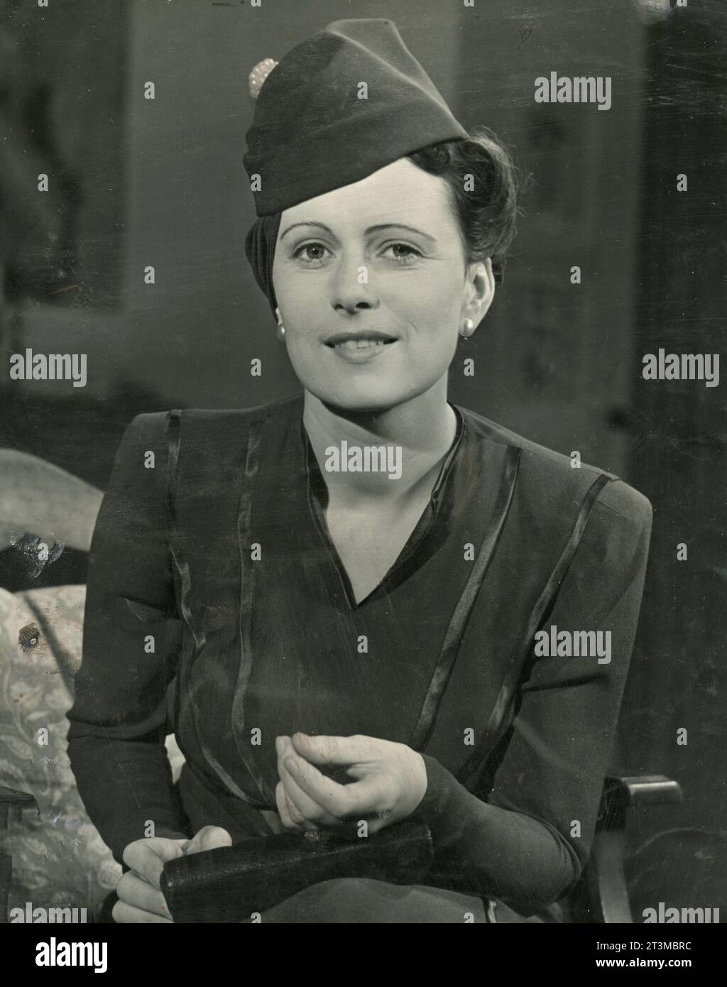 Danish actress Beatrice Bonnesen in the movie Vi Kunde ha' det Saa Rart ...