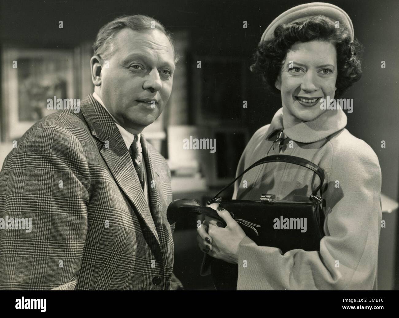 Danish actress Berthe Qvistgaard and actor Gunnar Lauring in the movie ...