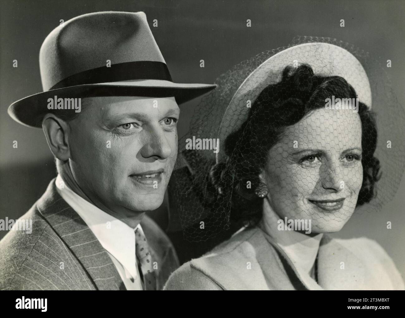Danish actress Beatrice Bonnesen and actor Gunnar Lauring in the movie ...