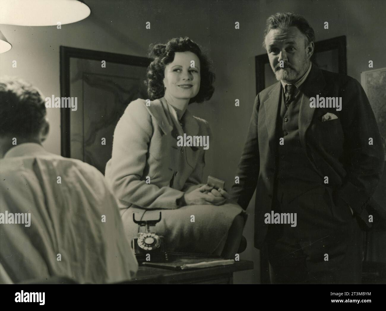 Danish actress Beatrice Bonnesen and actor Tavs Neiiendam in the movie ...