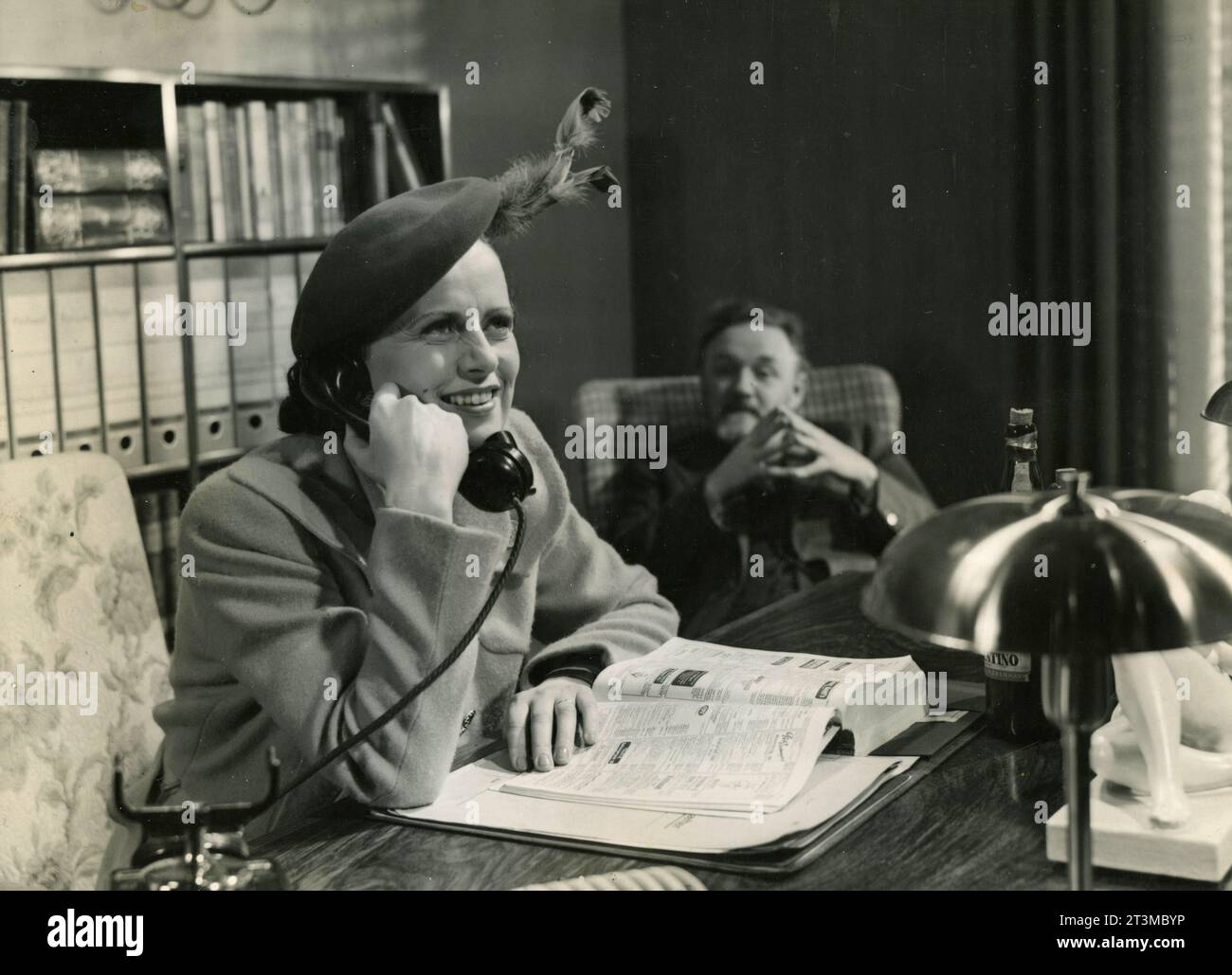 Danish actress Beatrice Bonnesen and actor Tavs Neiiendam in the movie ...