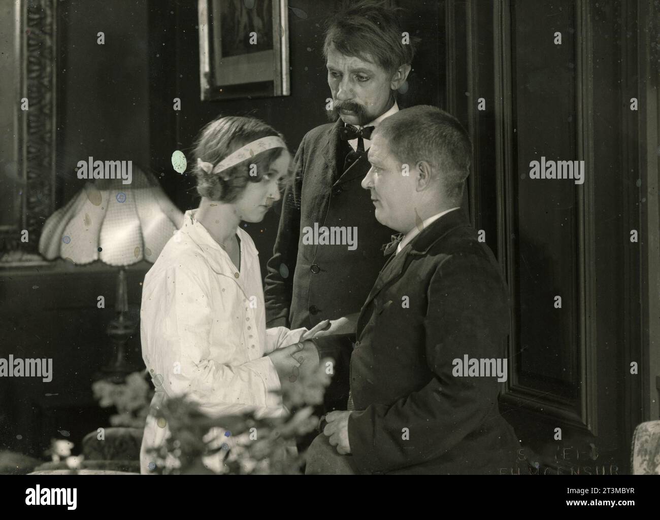 Danish actor Harald Madsen and Carl Schenstrøm in the movie Fy & Bi ...