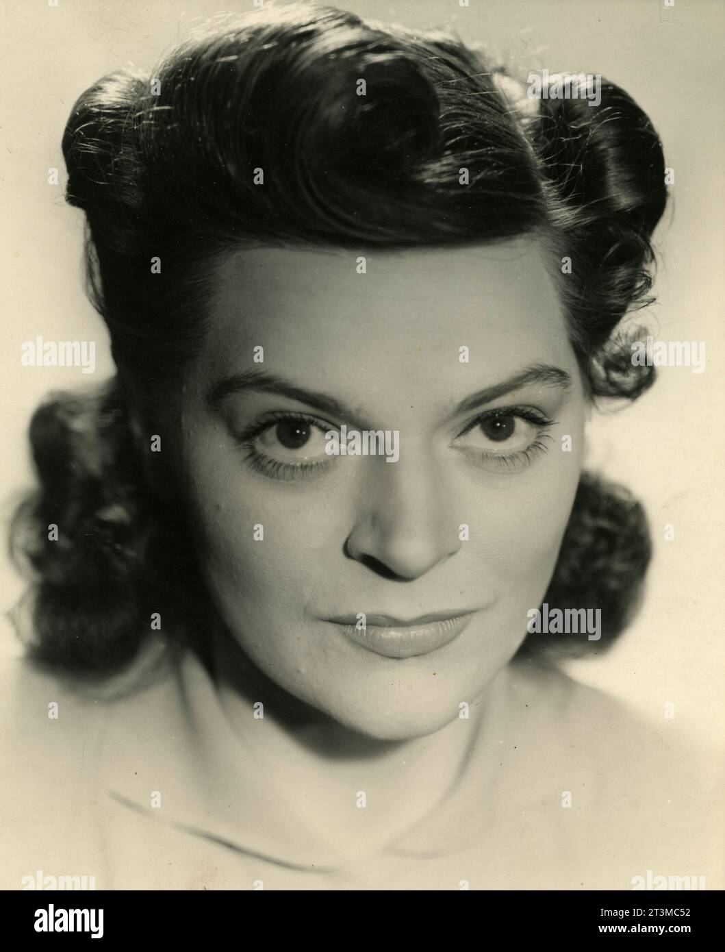 Danish actress Gull-Maj Norin in the movie Et Skud for Midnat, Denmark ...