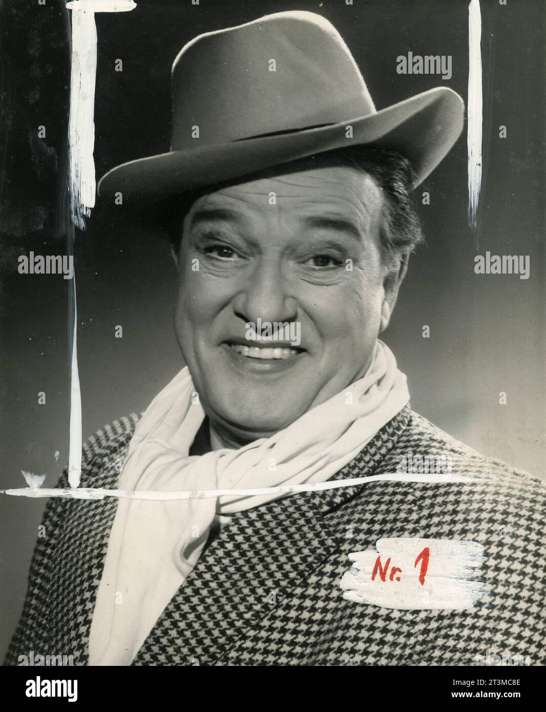 Danish actor Peter Malberg in the movie Der Var Engang en Gade, Denmark ...