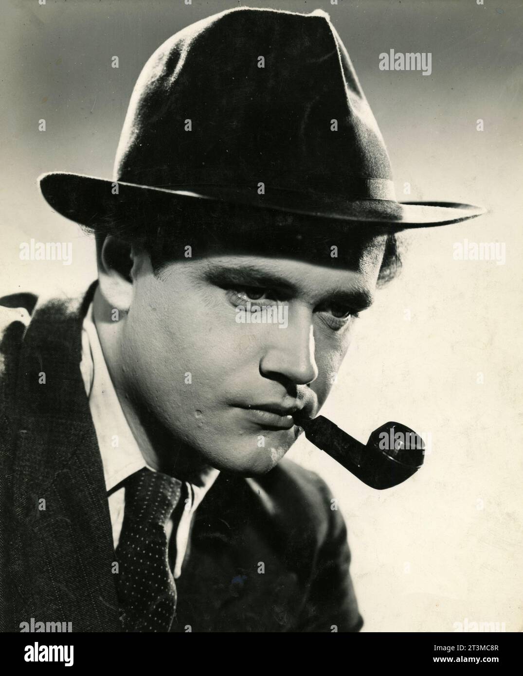 Danish actor Mogens Wieth in the movie Natekspressen (P.903), Denmark ...