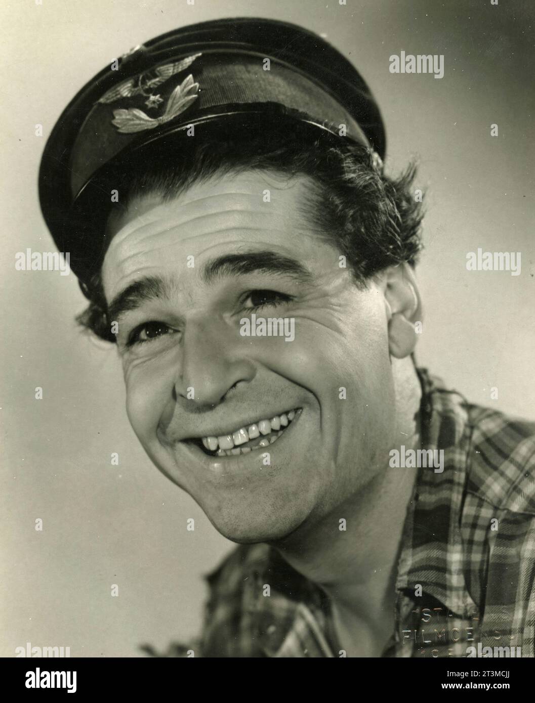 Danish actor Carl Ottosen in the movie Vores Lille By, Denmark 1954 ...