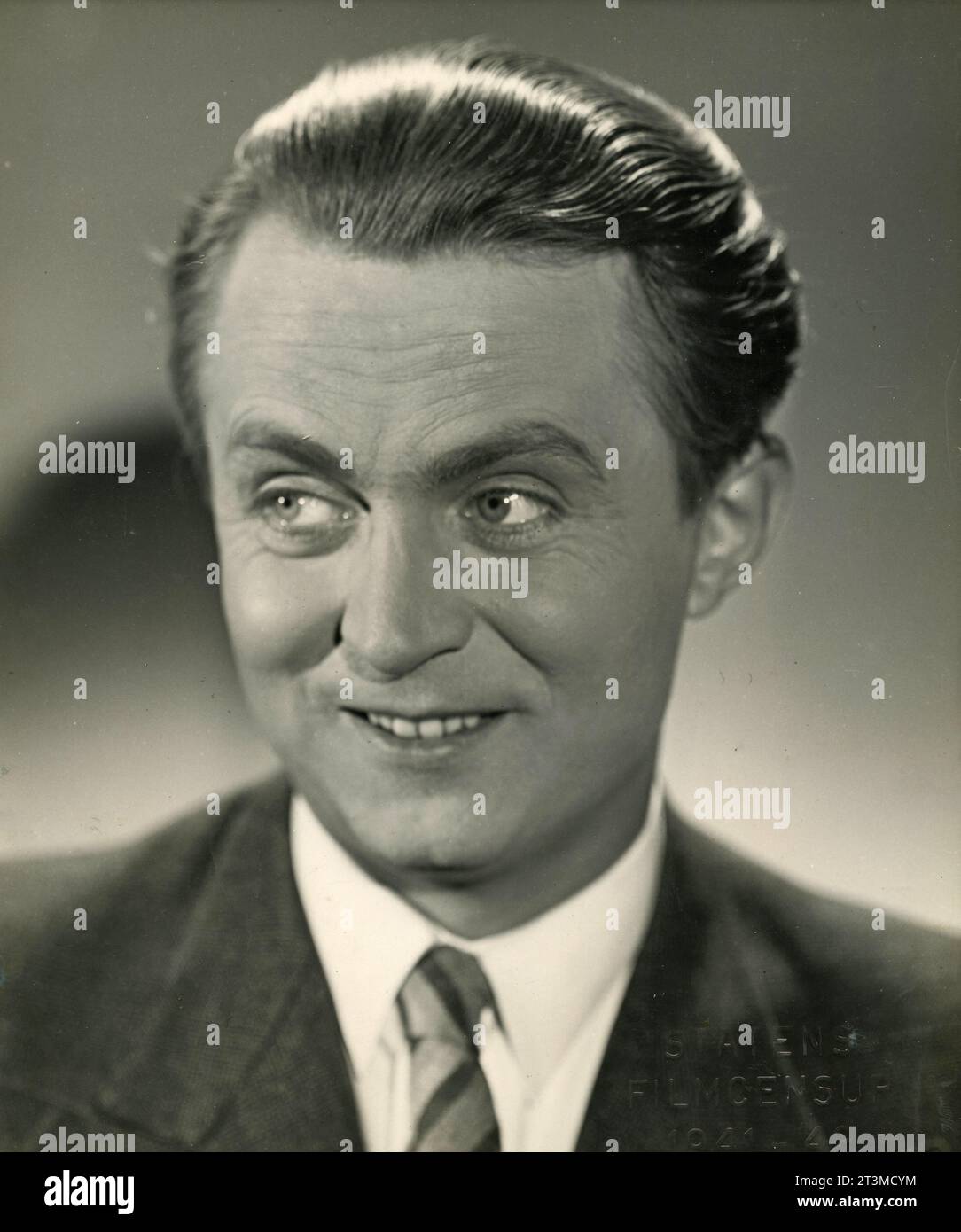Danish actor Helge Kjaerulff-Schmidt in the movie Tante Cramers ...