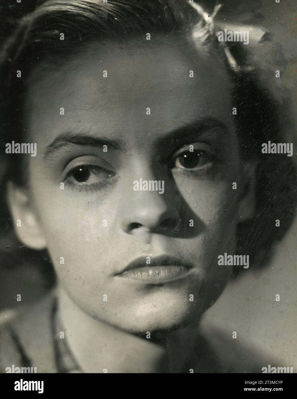 Danish actress Ebba Nørager in the movie Smedestraede 4, Denmark 1950 ...