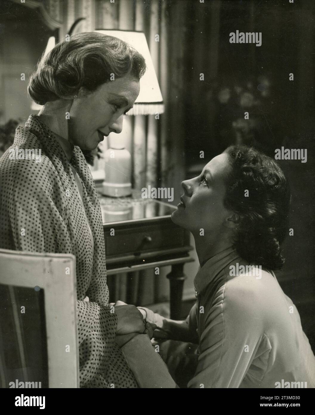 Danish actresses Astrid Villaume and Karin Nellemose in the movie ...