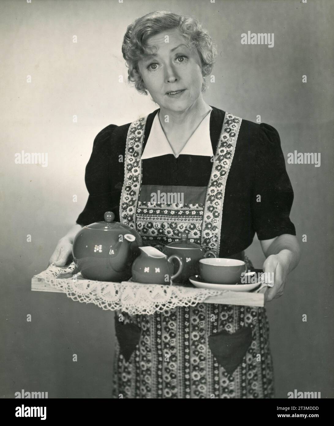 Danish actress Ellen Gottschalch in the movie Far Skal Giftes, Denmark ...