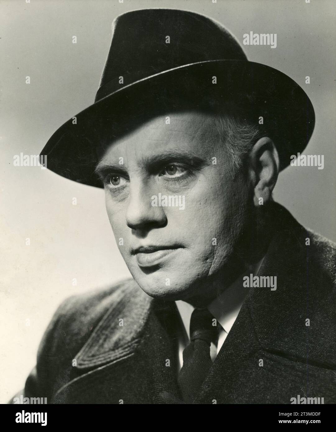 Danish actor Asbjørg Andersen in the movie Otte Akkorder, Denmark 1944 ...