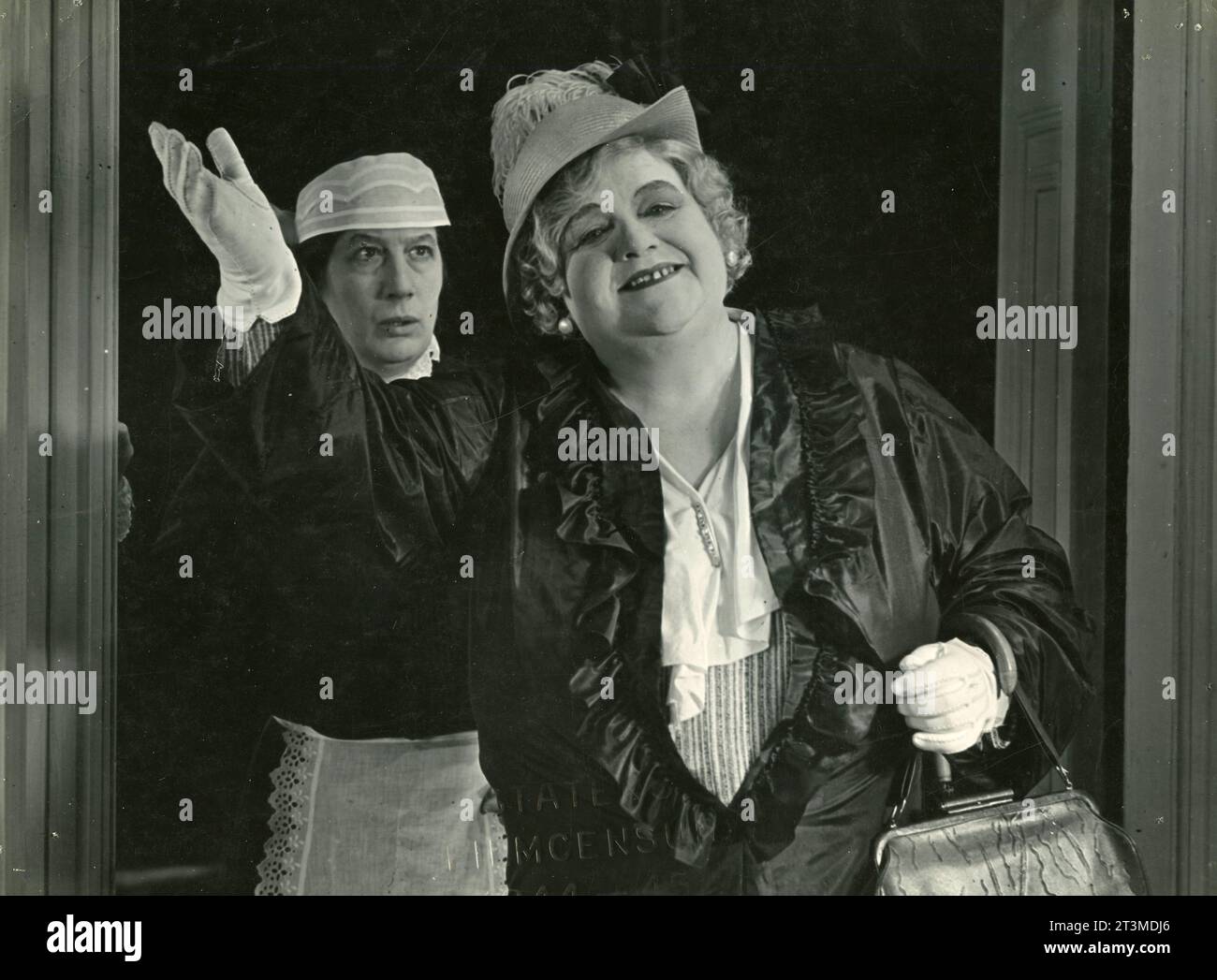 Danish actresses Olga Svendsen and Ingeborg Pehrson in the movie ...
