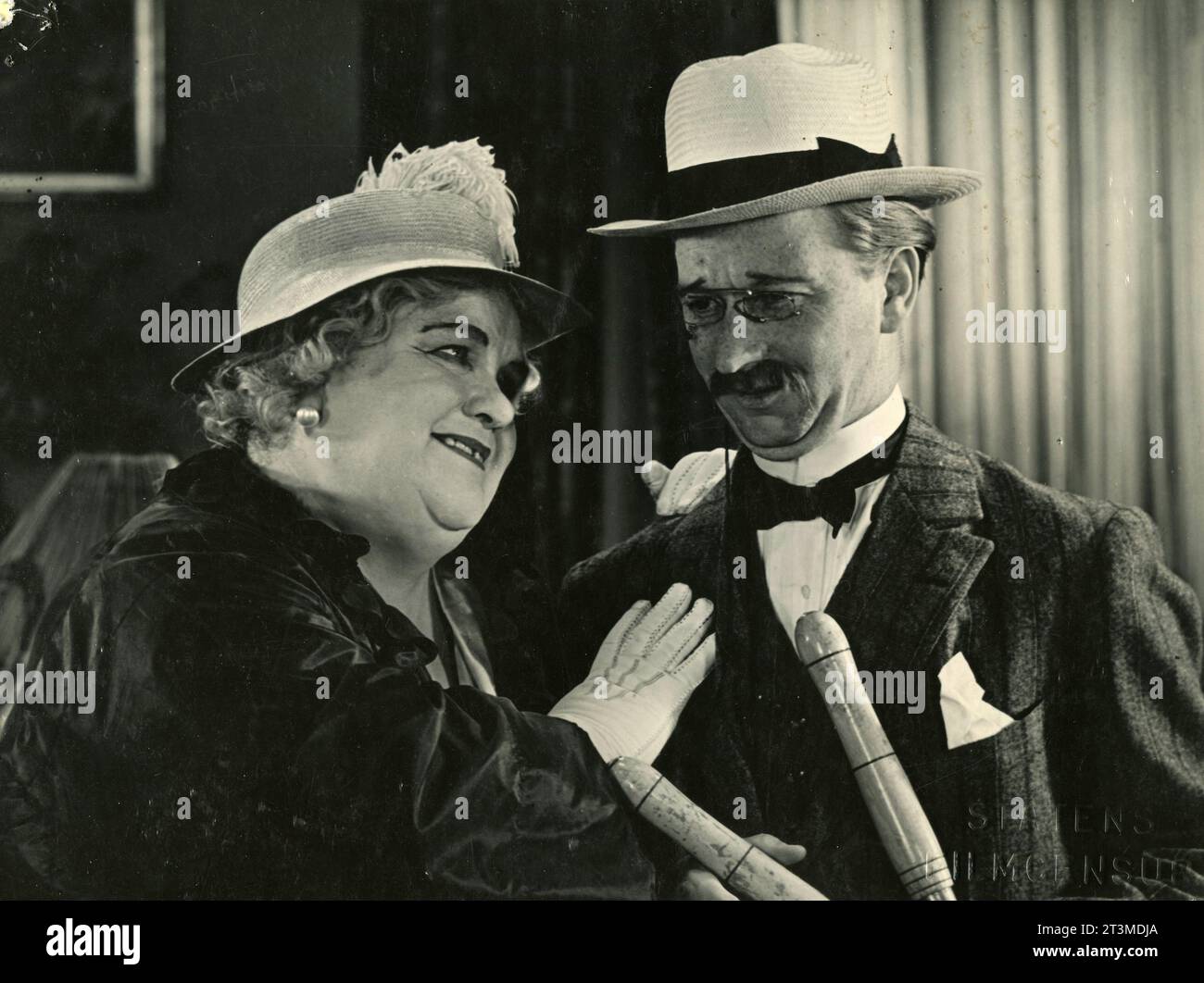 Danish actress Olga Svendsen and actor Christian Arhoff in the movie ...