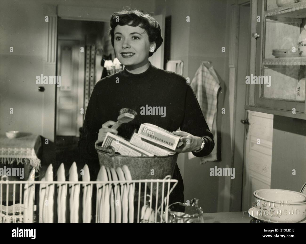 Danish actress Lise Ringheim in the movie Sukceskomponisten, Denmark ...