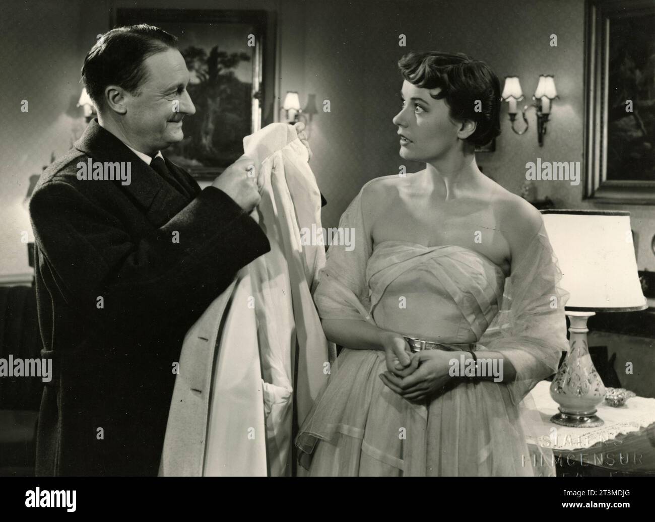 Danish actor Jakob Nielsen and actress Lise Ringheim in the movie ...