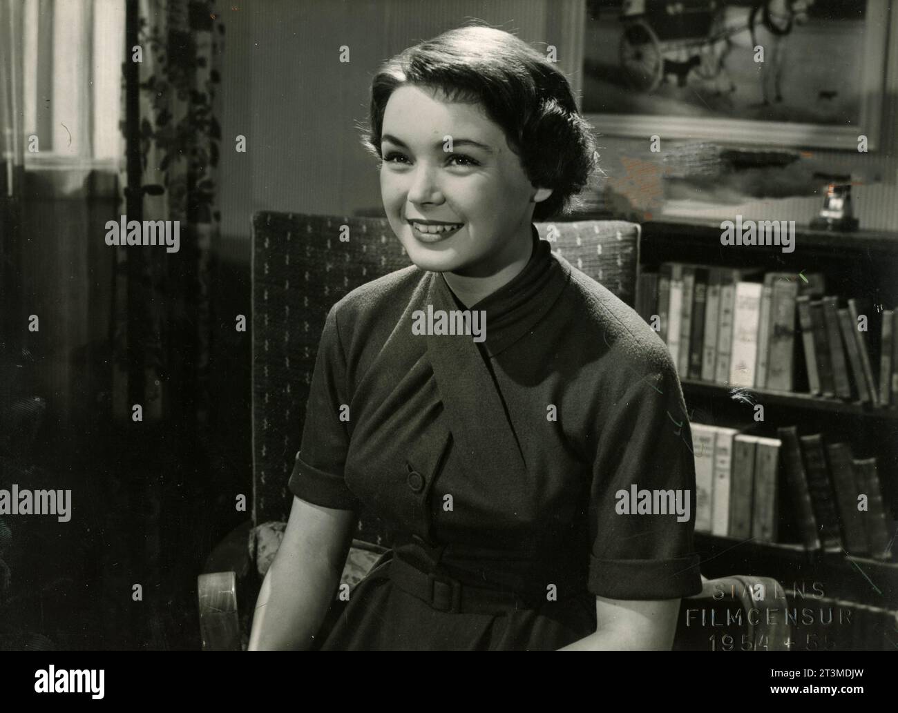 Danish actress Elsebet Knudsen in the movie Sukceskomponisten, Denmark ...