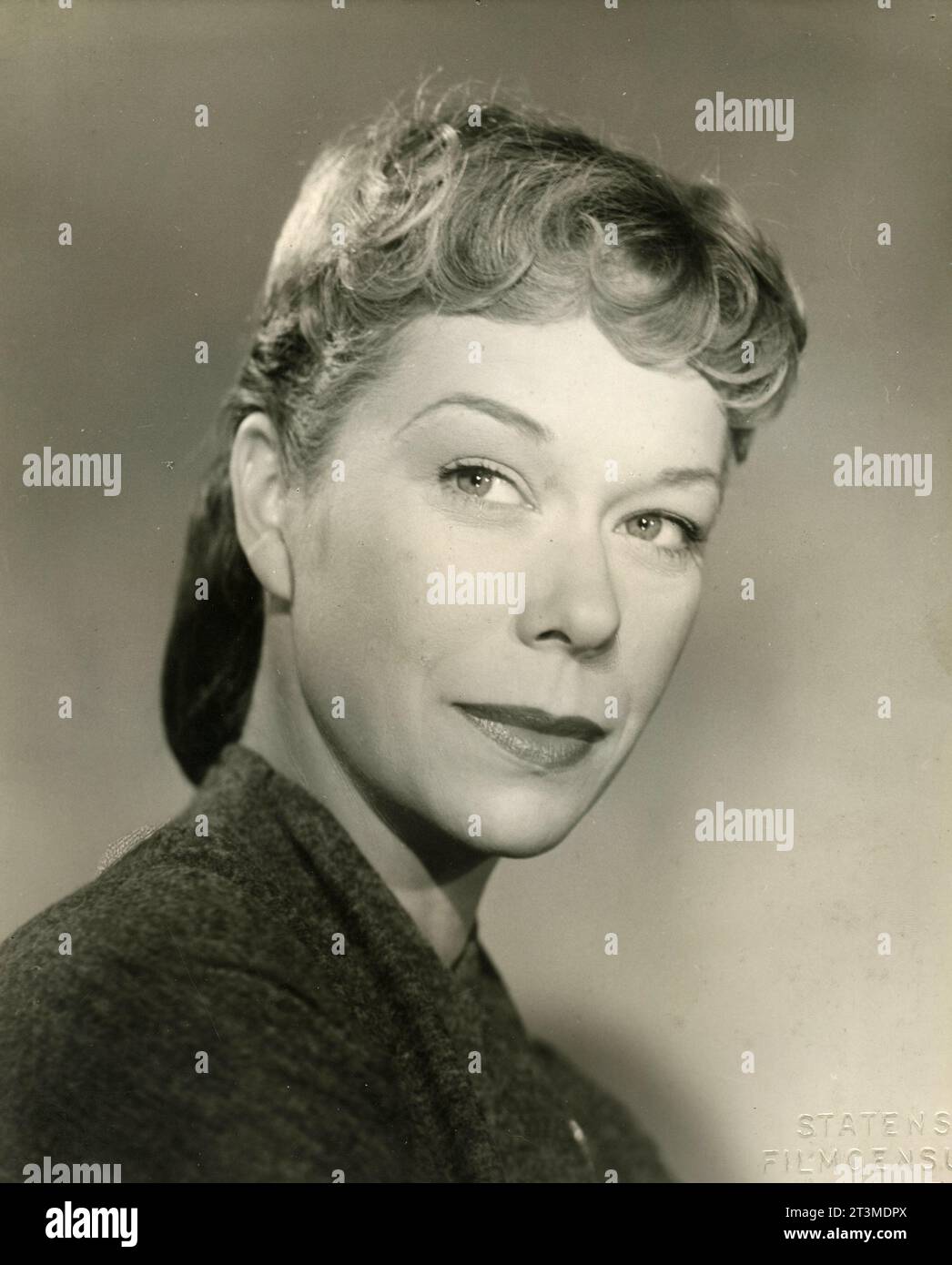 Danish actress Lisbeth Movin in the movie Det Gaelder livet!, Denmark ...
