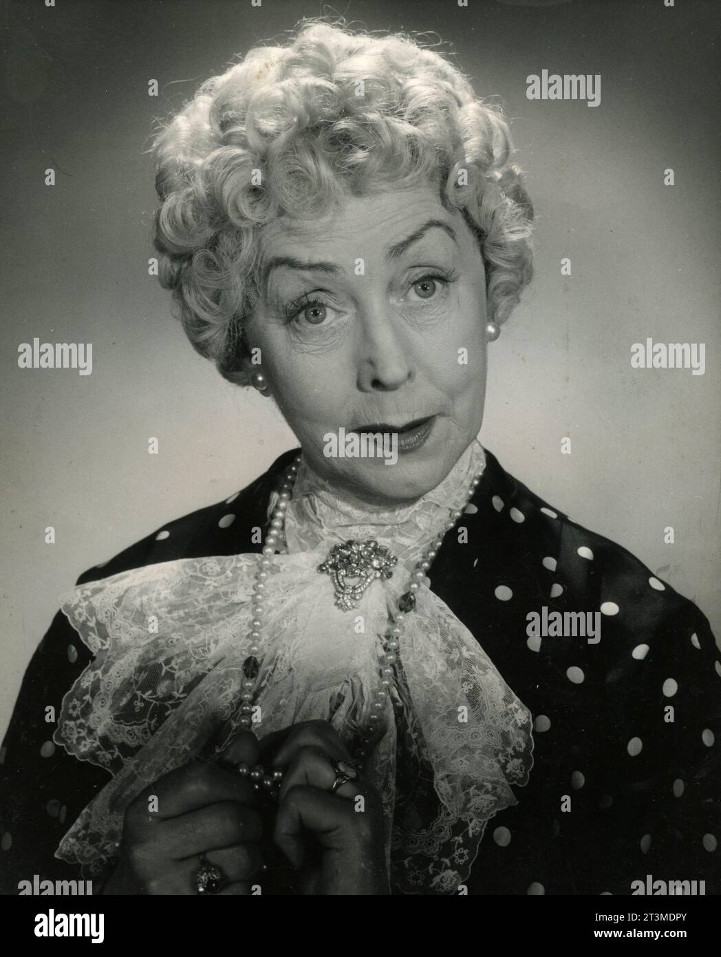 Danish actress Ellen Gottschalch in the movie Tante Tut fra Paris ...
