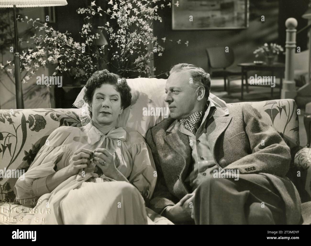 Danish actress Berthe Qvistgaard and actor Gunnar Lauring in the movie ...