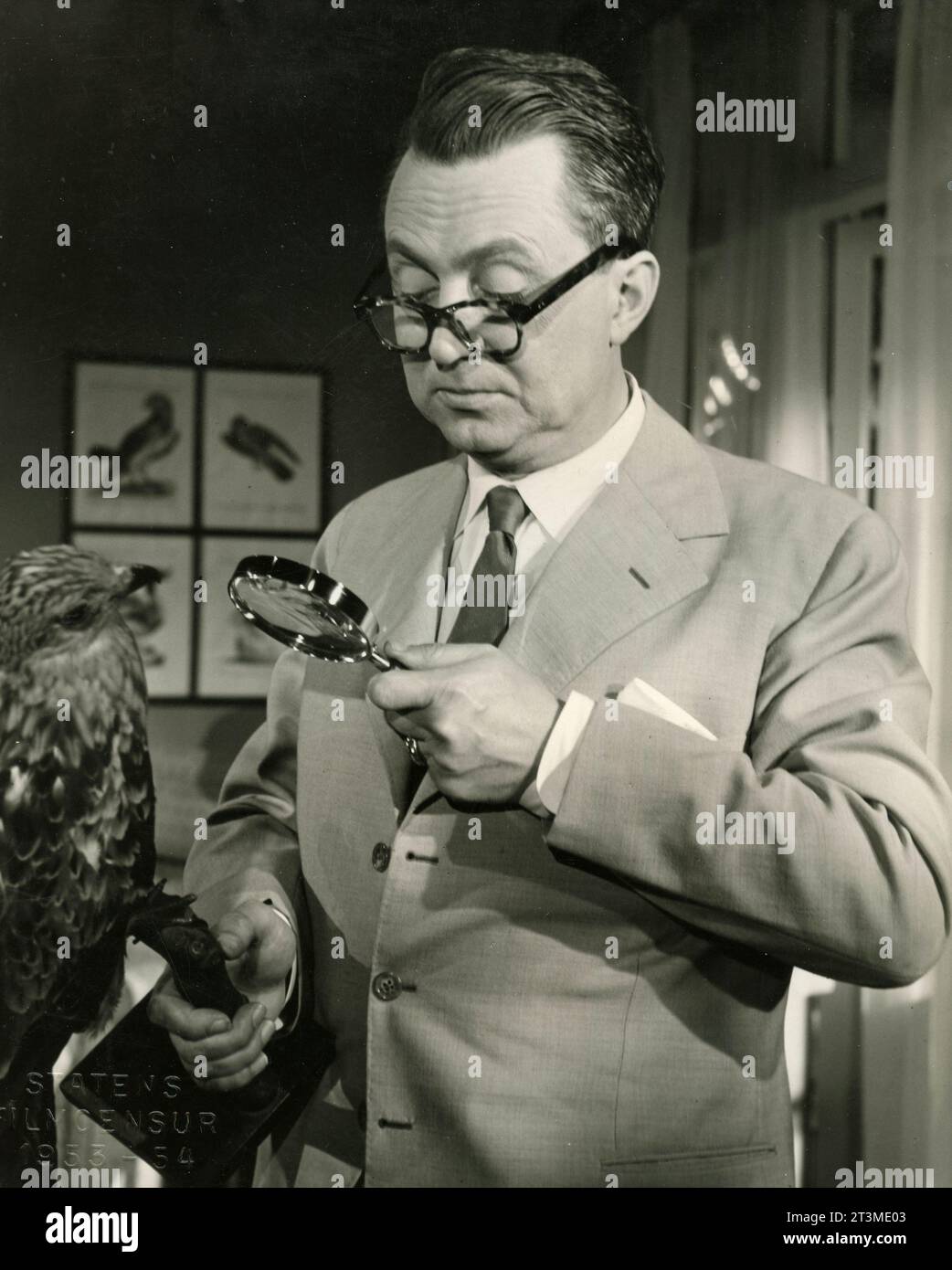 Danish actor Helge Kjaerulff-Schmidt in the movie Min Søn Peter ...
