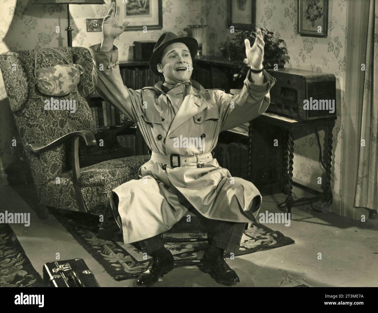 Danish actor Max Hansen in the movie Wienerbarnet, Denmark 1941 Stock ...