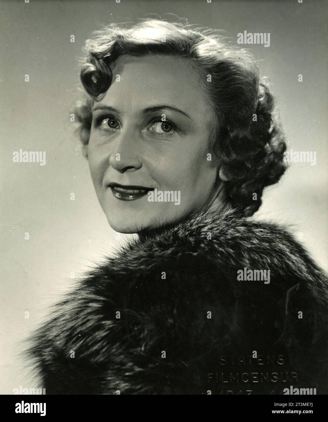 Danish actress Randi Michelsen in the movie Som du vil ha' mig, Denmark ...