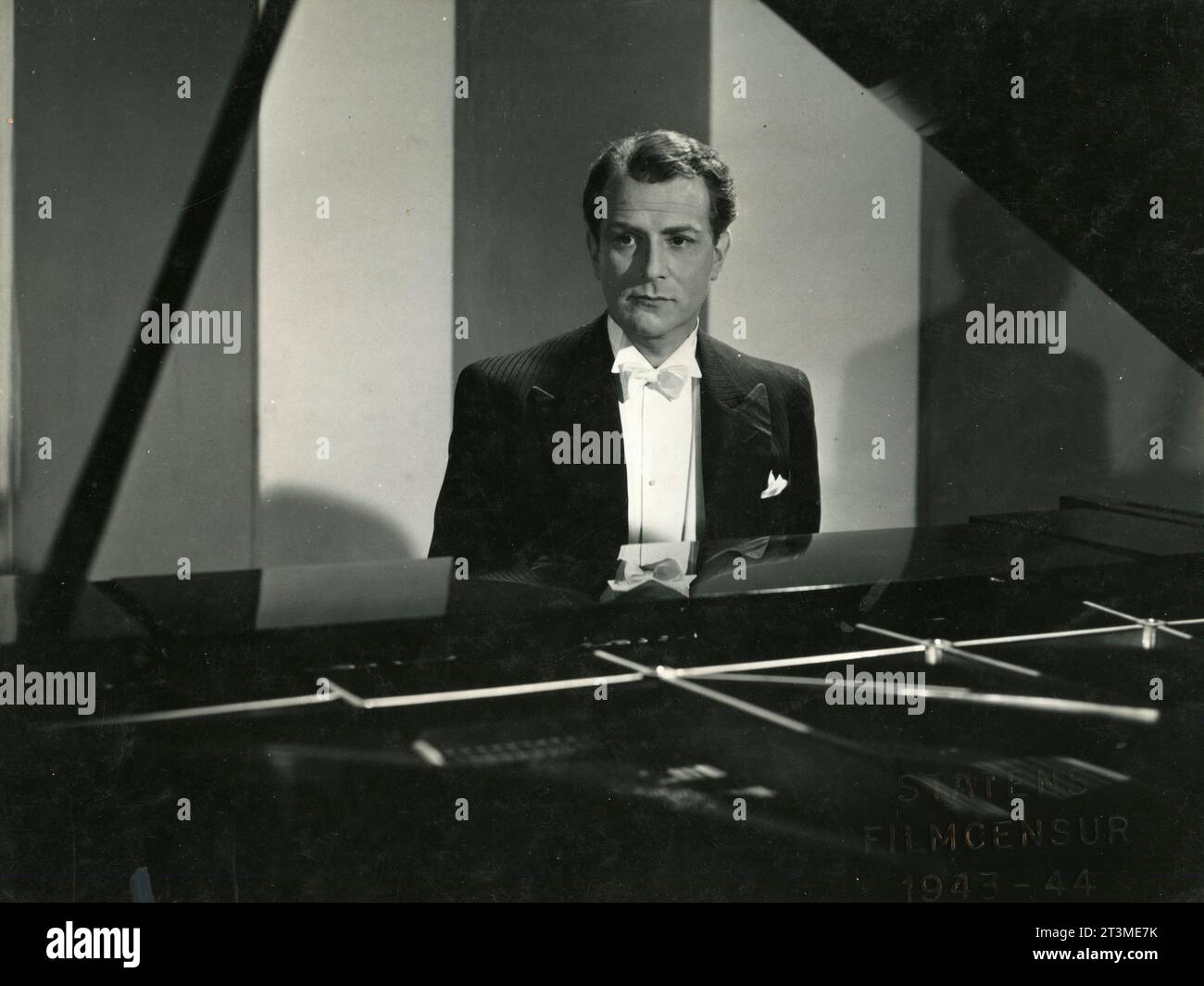 Danish actor Erling Schroeder in the movie Som du vil ha' mig, Denmark ...