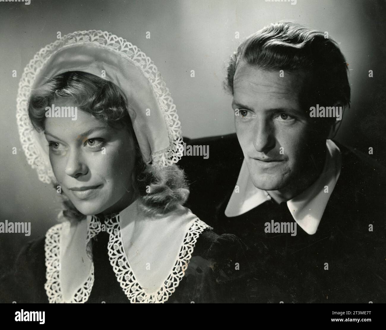 Danish actress Lisbeth Movin and actor Preben Lerdorff Rye in the movie ...