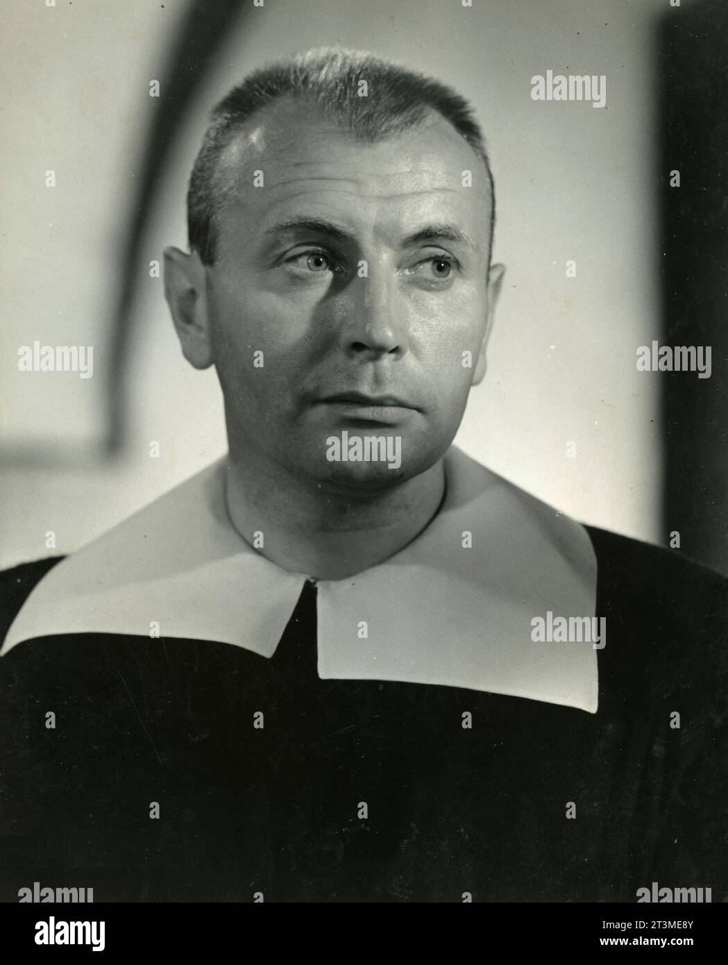 Danish actor Olaf Ussing in the movie Day of Wrath (Vredens Dag ...