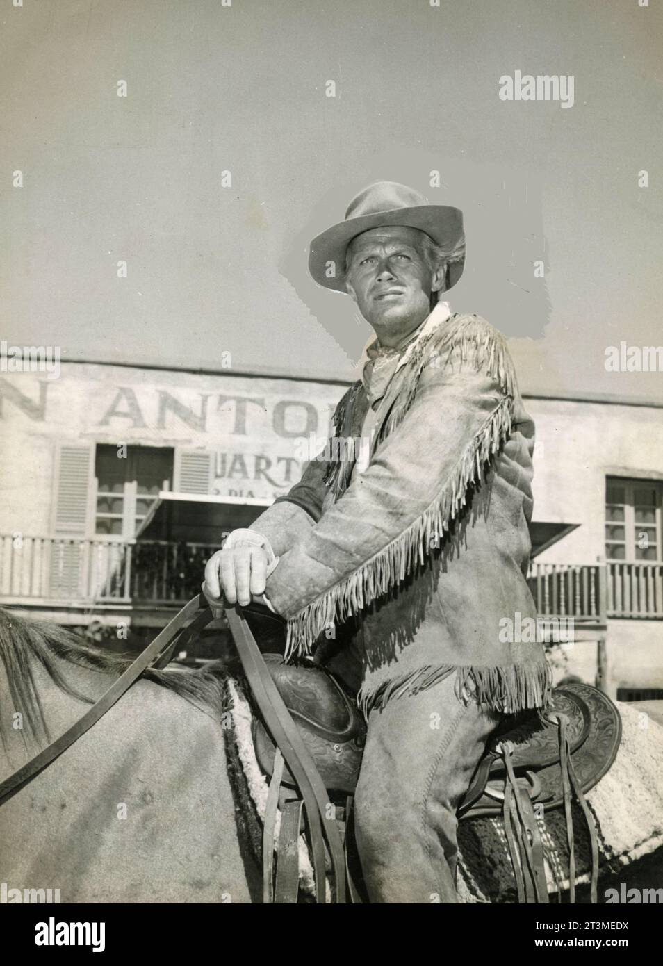 American actor Richard Widmark in the movie The Alamo, USA 1960 Stock Photo - Alamy