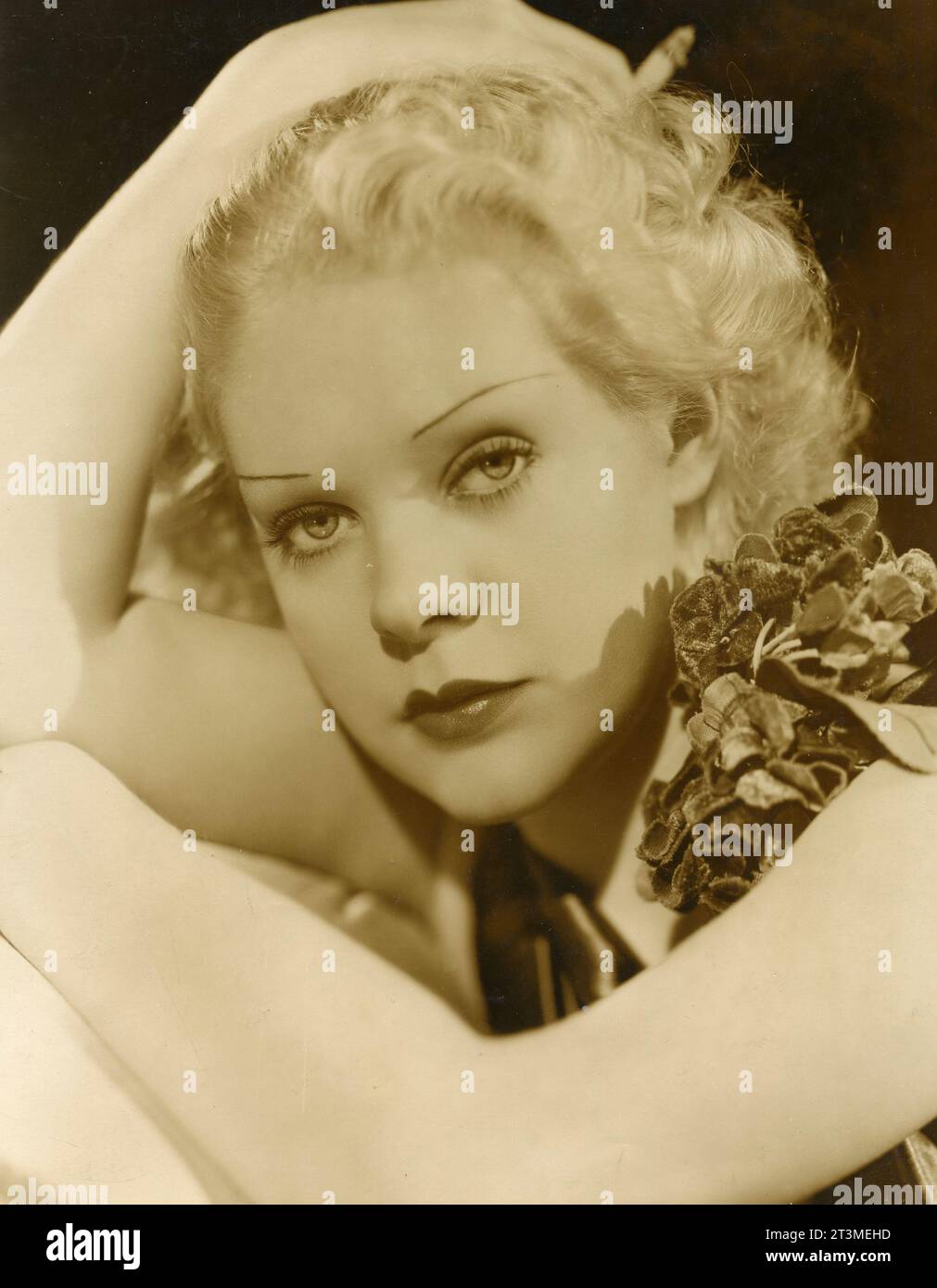Portrait of American actress and singer Alice Faye, USA 1940s Stock ...