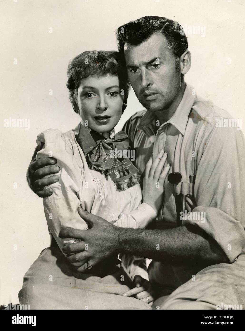 American actress Deborah Kerr and actor Steward Granger in the movie ...