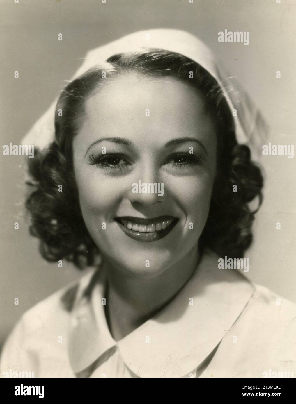 American actress Sally Eilers in the movie Nurse from Brooklyn, USA ...