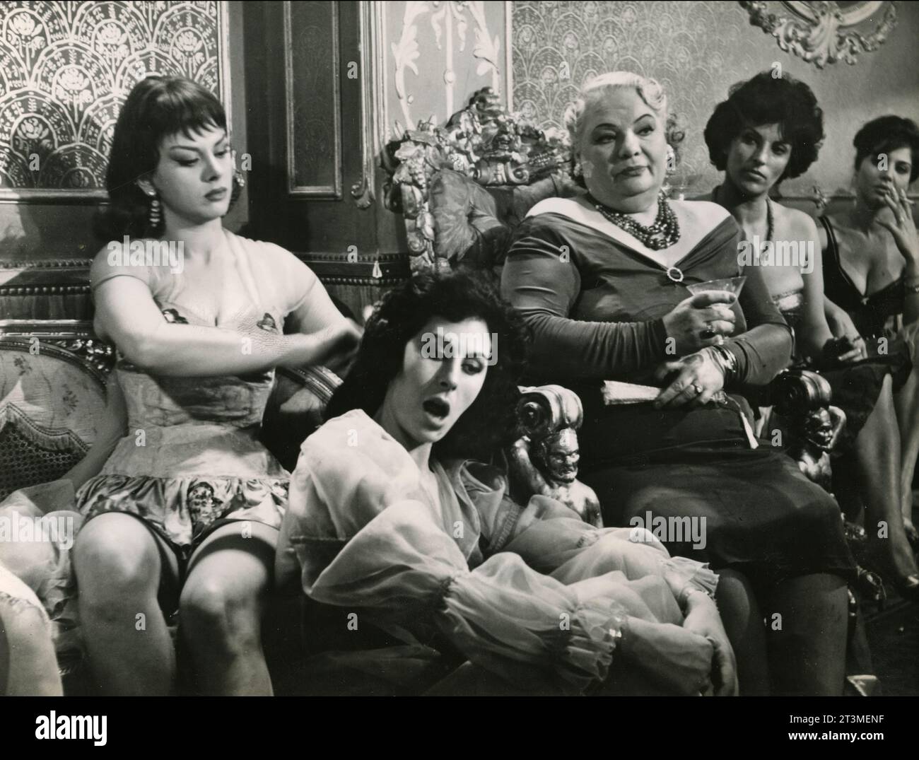 Italian actress Sandra Milo in the movie Hungry for Love (Adva e le compagne), Italy 1960 Stock ...