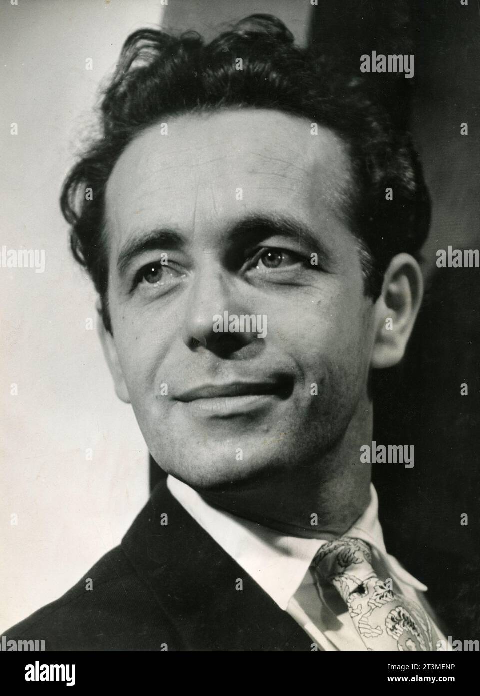 Portrait of Danish comedian Henning Schram, Denmark 1950s Stock Photo ...